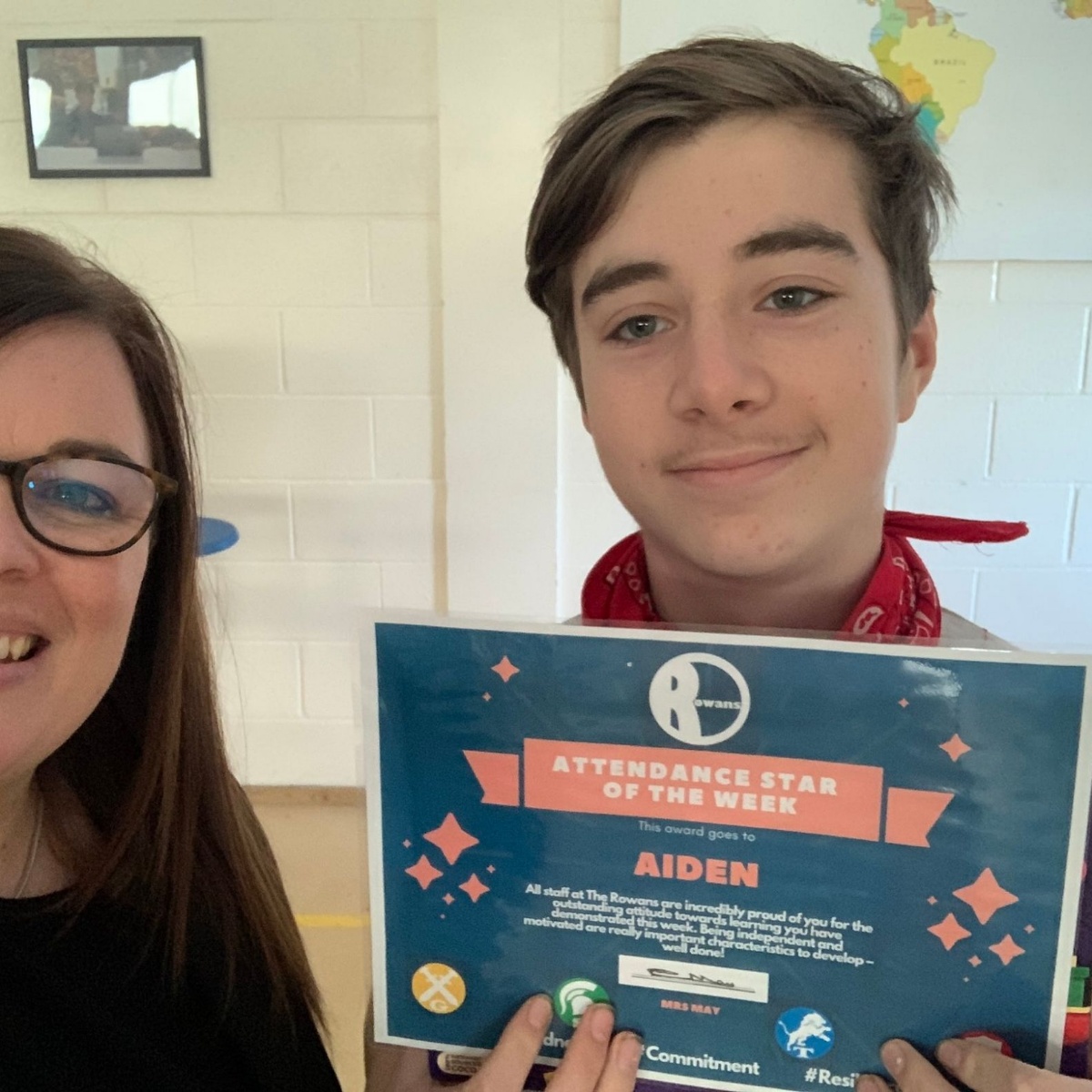 The Rowans AP Academy - Attendance star of the week
