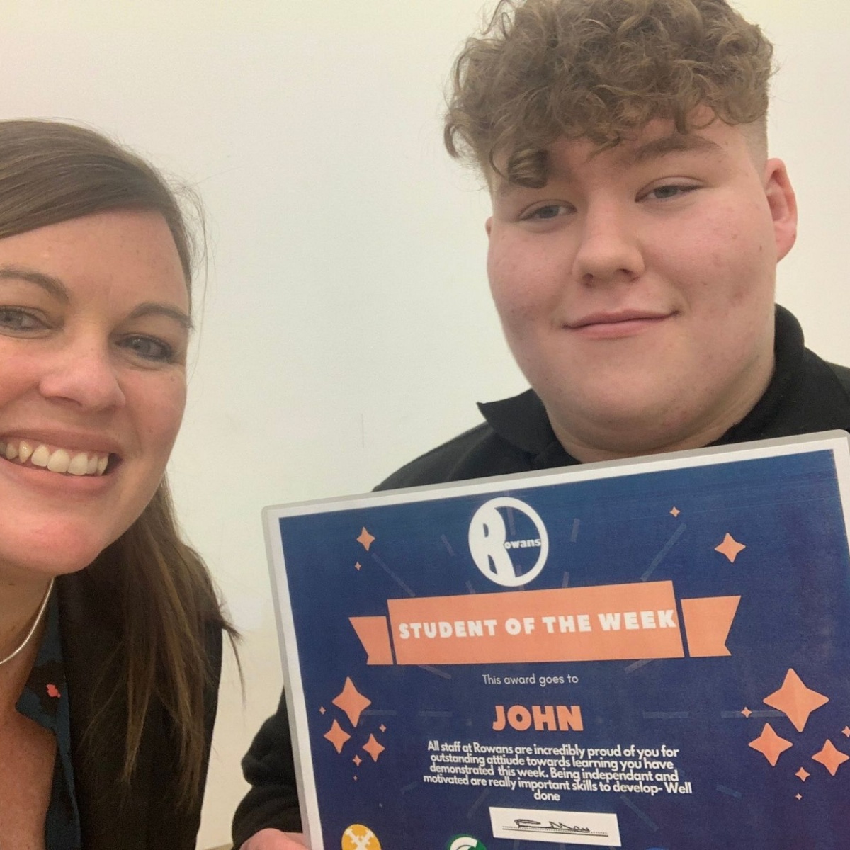 The Rowans AP Academy - Student of the week